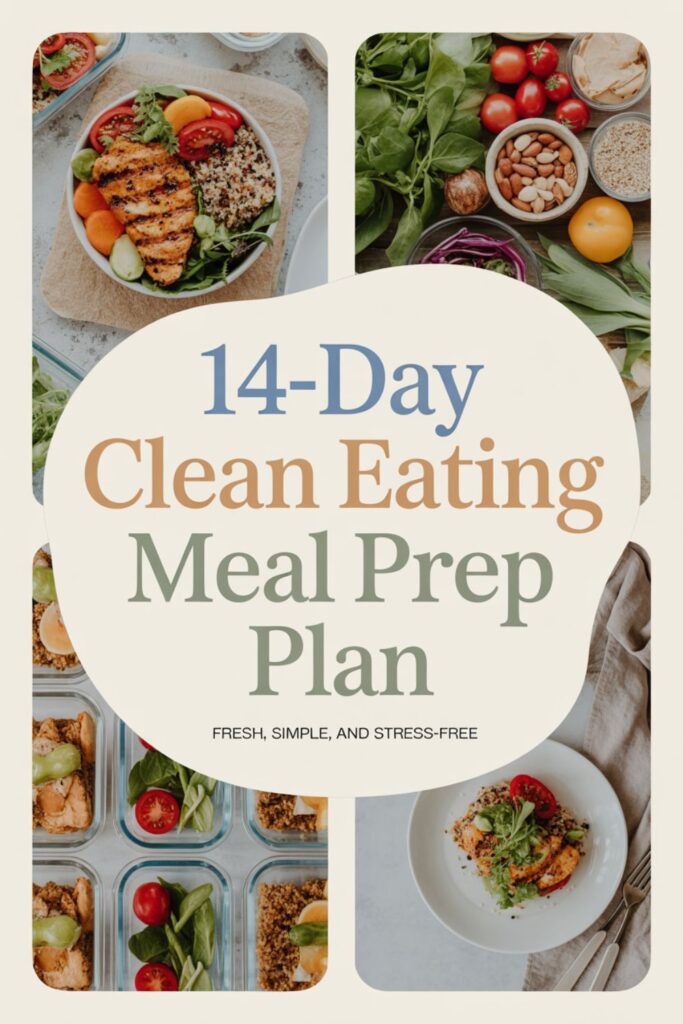 14-Day Clean Eating Meal Prep Plan