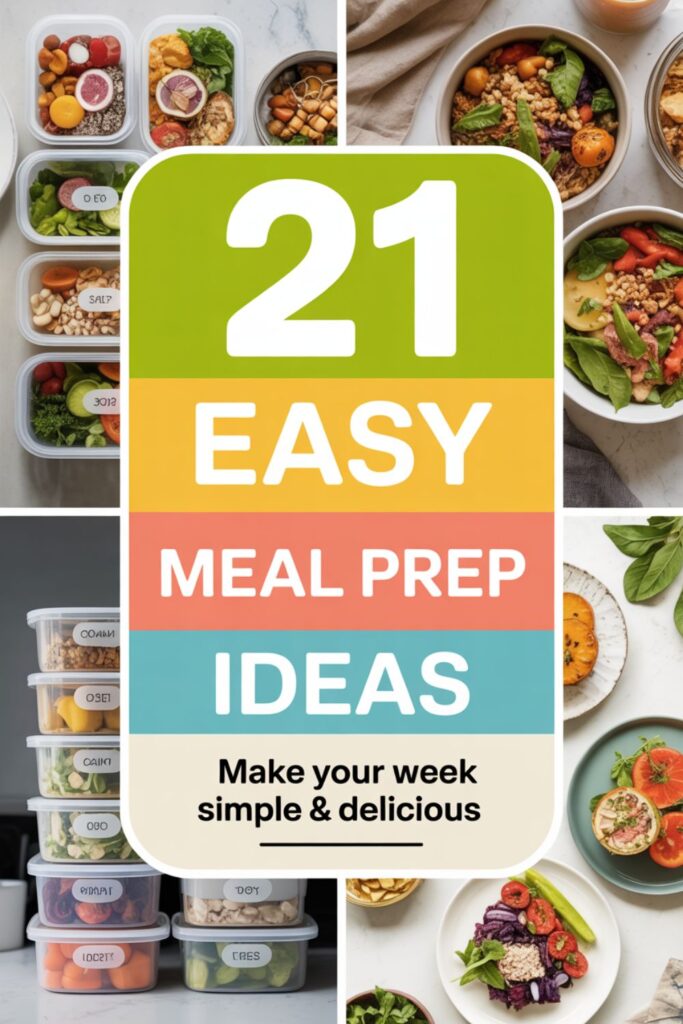 21 Easy Meal Prep Ideas You Can Do Every Week
